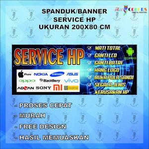Jual Banner/Spanduk Service HP Ukuran 200x80 - Jakarta Barat - Gian ...
