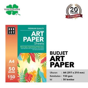 Jual Kertas Art Paper A4 isi 50 Sheets - Budjet Art Paper 150 Gsm ...