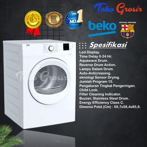 Jual BEKO DRYER MESIN PENGERING LAUNDRY KONVERSI DALAM GAS KAPASITAS 8KG - Kota Makassar ...