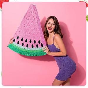 Jual Watermelon Pinata Small Summer Watermelon Slice Pinata Tropical ...