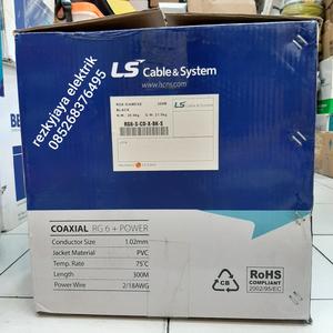 Jual kabel ls coaxial rg6+power hitam - Kota Makassar - saeselle ...