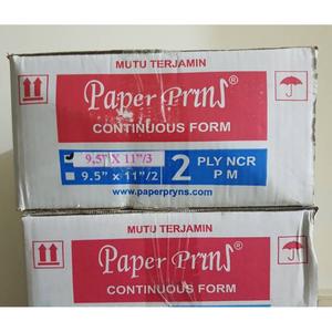 Jual Kertas komputer continuous form 2ply rangkap 2 bagi 3 PDAM PLN ...