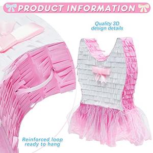 Promo 4 Pcs Ballerina Pinata Pink Skirt Pinata Girl Princess Pinata ...