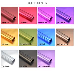 Jual [20 LEMBAR] Flower Wrapping Paper Metallic Glossy PREMIUM ...