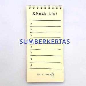 Jual CHECK LIST/NOTEBOOK CHECK LIST/NOTES/JOURNAL LIST/MURAH - Jakarta ...