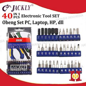 Jual Obeng Set 40 in 1 Magnet Service Jam PC Computer Laptop Handphone ...
