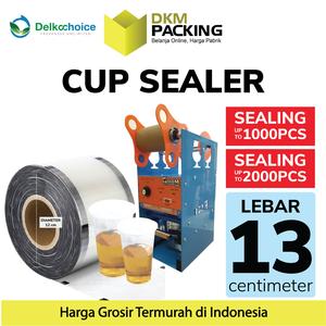 Jual PLASTIK CUP SEALER LID PRESS TUTUP SEGEL GELAS MINUM ROLL ...