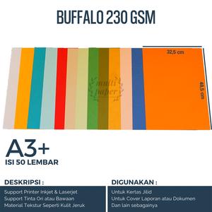 Jual Kertas A3 Plus Karton Buffalo isi 50 lembar / Kertas Buffalo A3 ...