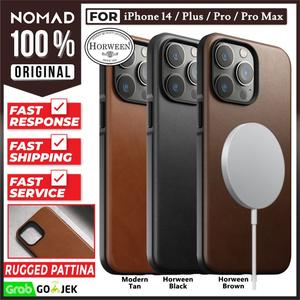 Jual Leather Case Magsafe iPhone 14 Pro Max Plus Nomad Promax Casing ...