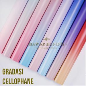 Jual [ 1 Warna - 20 Lembar ] Gradasi Warp Paper / Kertas Cellophane ...