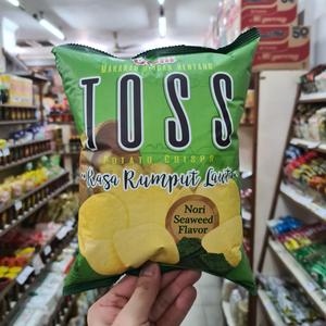 Jual SNACK OISHI TOSS POTATO CRISPS RUMPUT LAUT NORI SEAWEED FLAVOR 75 ...