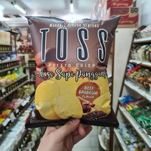 Jual SNACK OISHI TOSS POTATO CRISPS BEEF BARBEQUE FLAVOR 75 g - Kota ...