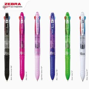 Promo Zebra Hana 4C Pulpen / Bulpen Multifunction Semigel - Black ...