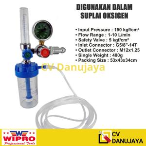 Jual Regulator Medical Oxygen Oksigen O2 Medis Pernapasan Lonceng Oxy ...