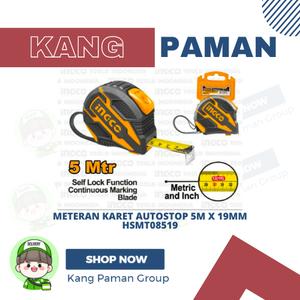 Jual Steel Measuring Tape (5 m) INGCO HSMT08519 Meteran Ukur Besi 5m ...