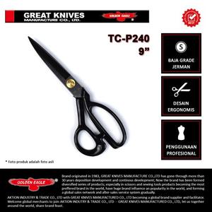 Jual Gunting Potong Bahan Kain Golden Eagle 9 inch TC-P240 - Tailor ...