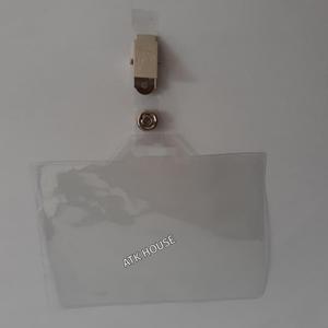 Jual Name Tag Panitia Plastik+Jepit U/Id Card Plastik Jepit U Seminar ...