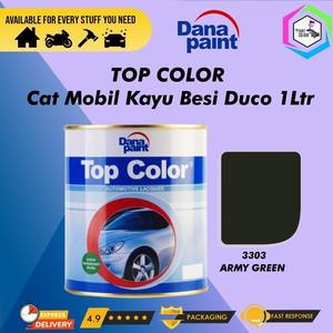 Jual TOP COLOR 3303 Army Green - Cat Mobil Kayu Besi Duco - 200ml ...