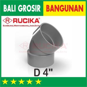 Jual 4" Knee Keni L Elbow 45 D Rucika Fitting Pipa Pvc - Kota Denpasar ...