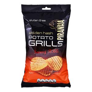 Jual Piranha Potato Grills Chips - Saucy BBQ 75g - Kota Batam - GOLD ...