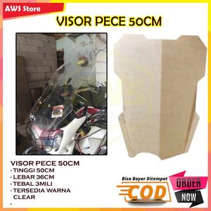 Jual Visor tiger revo pece 50cm aws / windshield pece 50cm - smoke ...