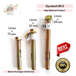 Jual Dynabolt m12 m10 m8 m6 Dinabolt Baut Sekrup Bracket Gantungan ...