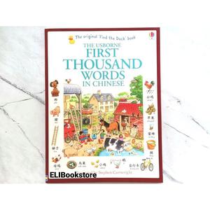 Jual Usborne Original First thousand words in chinese / arabic ...