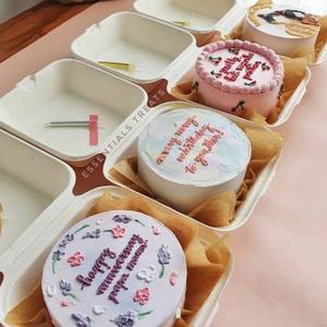Jual LOYANG BULAT PRESS Mini 10CM KOREAN CAKE LUNCH BOX KOREA - Kota ...