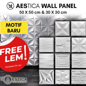 Promo 3D PVC Wall panel Dinding 50&30CM Wallpaper | Dekor rumah | Home ...