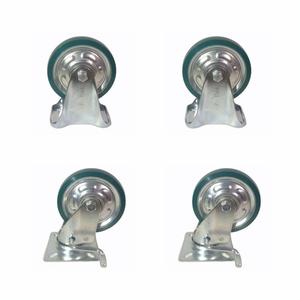 Jual Roda Troli 5 Inch PU Merk HITO 1 Set (2 Mati 2 Rem Hidup) - Kab ...