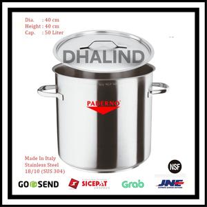 Jual Stock Pot / Panci tinggi Stainless 40cm 50 Ltr #11001-40/PADERNO ...