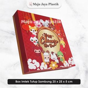 Jual New Box Imlek 25X25X5 Isi 5Pcs / Dus Imlek / Kotak Imlek / Box ...