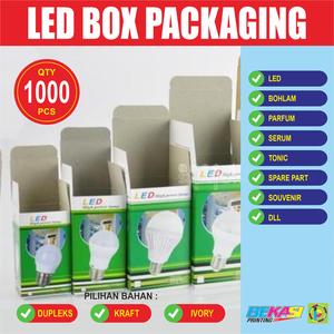 Jual 7x7x12 cm 1K Dus Packaging Industri Kotak Bohlam Box Lampu LED ...
