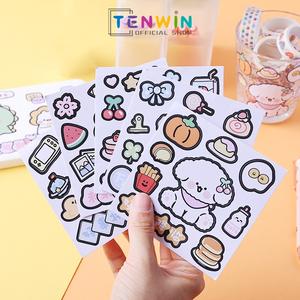 Jual Cute Sticker/ Sticker Aesthetic Stiker Buku Diary Tumbr Botol Lucu ...
