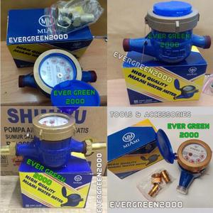 Jual Meteran Air 1/2" In - Flow Meter Air Body Besi (Miami Cast Iron Dn ...