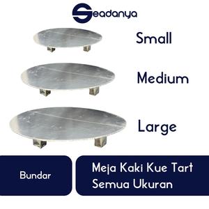 Jual Meja Kaki Kue Tart Bundar/Lingkaran Semua Ukuran 1pcs-Alas Pembuat ...
