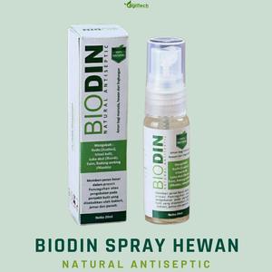 Jual BIODIN SPRAY OBAT HEWAN ANTI JAMUR LUKA SCABIES PARASIT PENYAKIT ...
