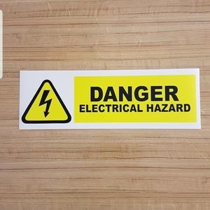 Jual rambu danger electrical hazard / stiker sign bahaya listrik ...