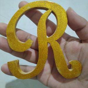 Jual Hk6 Huruf Kayu Inisial Tinggi 10 Cm Wood Letter Craft Ukiran Kayu ...