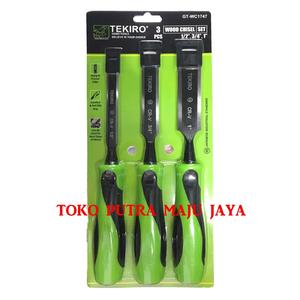 Jual TEKIRO PAHAT KAYU SET 3 Pcs TEKIRO GT-WC1747 WOOD CHISEL SET 3 Pcs ...