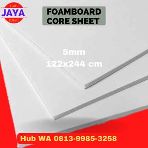 Jual Foam board Foam Core Sheet Lembaran 5mm uk 122cm x 244cm - FJP - Jakarta Barat - CV. Fanira ...