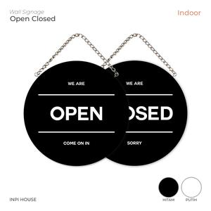 Jual Open Closed Sign - Papan Tanda Close Signage - Kota Bandung ...