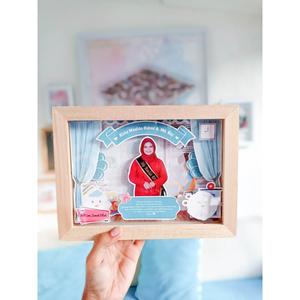 Jual Kado Wisuda Scrap Kayu Frame 3D Foto Graduation Bisa Custom - Kota ...