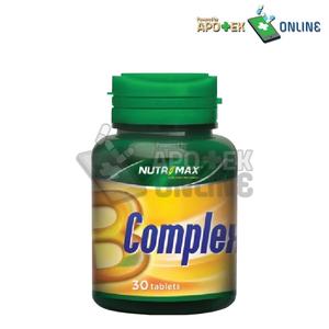 Jual NUTRIMAX B COMPLEX 1 BOTOL ISI 30 Tablet multivitamin dan mineral ...