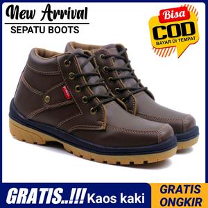 Jual Sepatu Boot Pria Kulit Riding Touring Motor Outdor Travelling ...