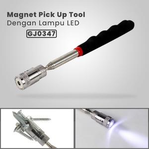 Jual Tongkat Magnet Besar Kuat Telescopic Magnet Pick Up Tool Lampu LED ...