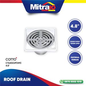 Jual Cotto Silver Flange 4.8 Floor Drain / Saringan Got Ct640Z3P(HM ...