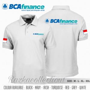 Jual Polo Shirt BCA Finance / Baju Kaos Logo Bank BCA Finance Premium ...