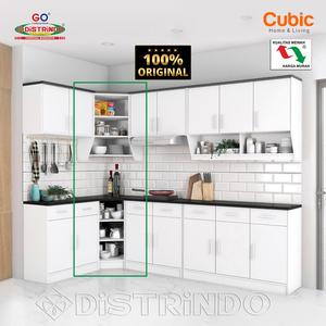 Jual Distrindo - Cubic Kitchen Set SUDUT Minimalis Rak ATAS Lemari ...