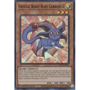 Jual YuGiOh TCG BLCR-EN047 Crystal Beast Ruby Carbuncle Ultra Rare ...